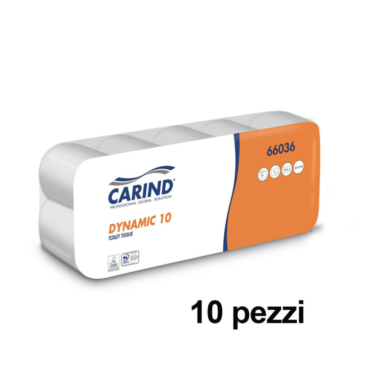 10 Rotoli carta igienica 2 veli pura cellulosa-Monouso di qualità