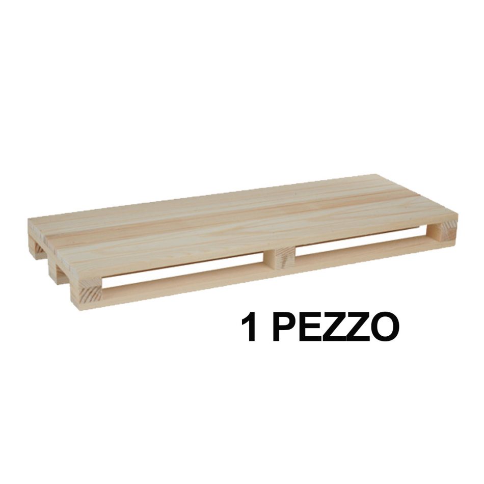 Mini Pallet Pedana in Legno per Aperitivi 35x20x3,5 - Internova 2000